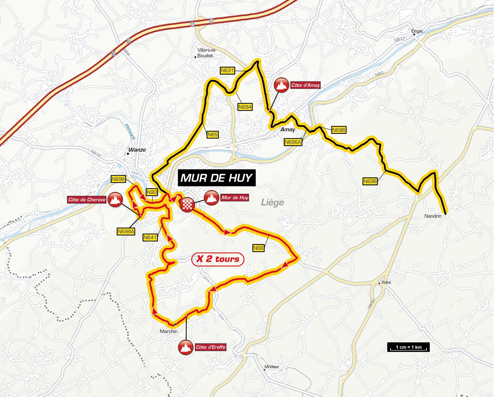 Découvrez les parcours interactifs et horaires de la Flèche Wallonne 2018