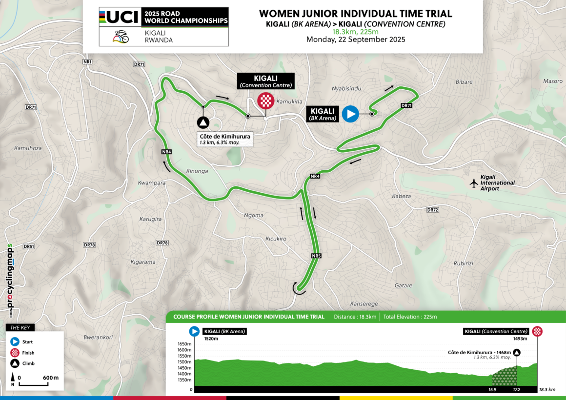 Championnats du monde de cyclisme sur route 2025 : voici les cartes et ...